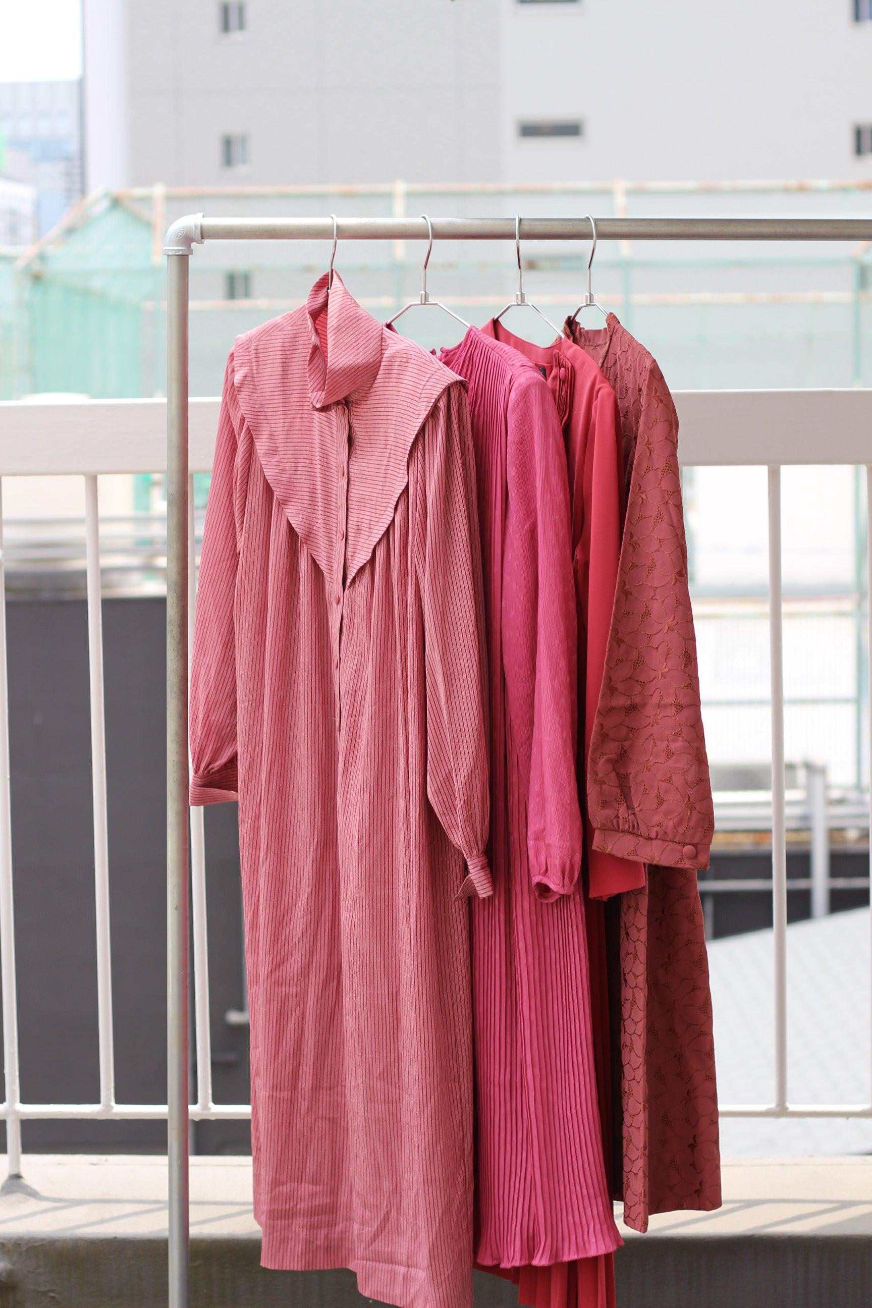 Vintage Pink Design Long Sleeve One-Piece x6点 – ReSCOUNT STORE